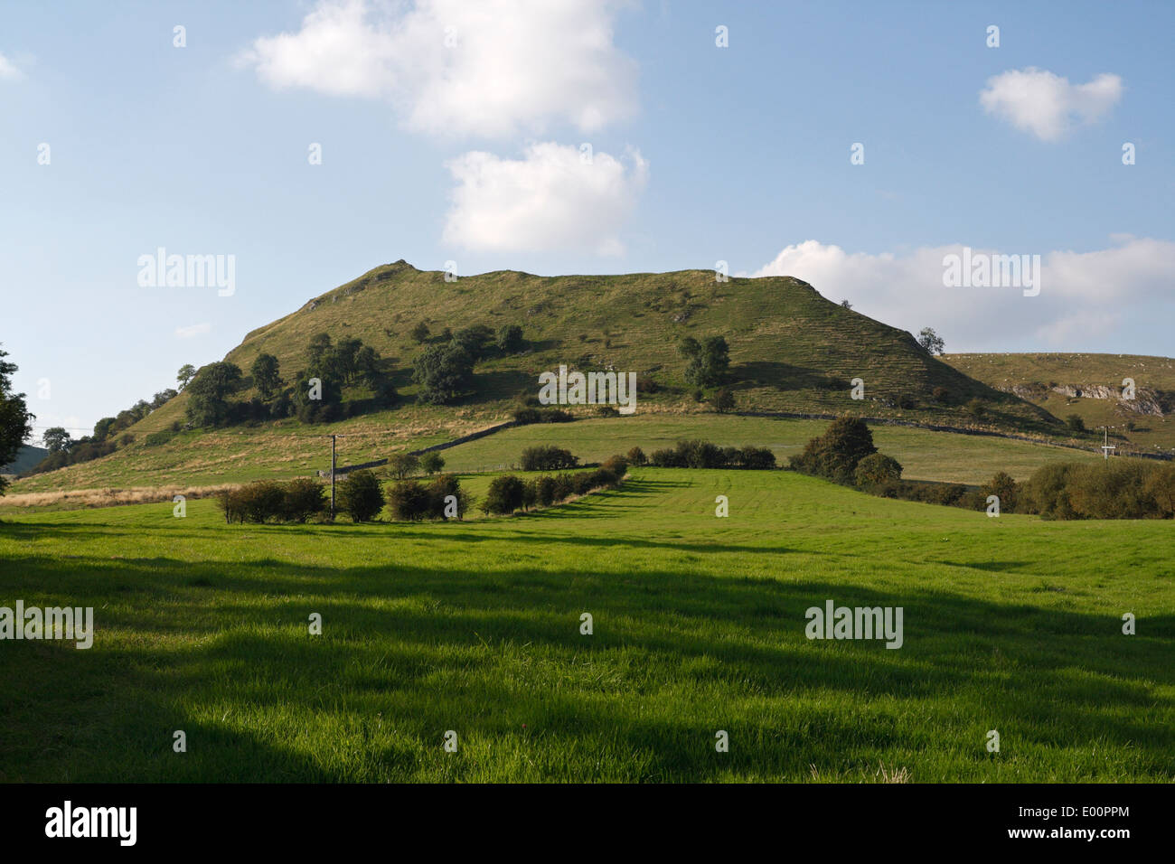 Parkhouse Hill from Glutton Bridge Derbyshire, Upper Dovedale England ...