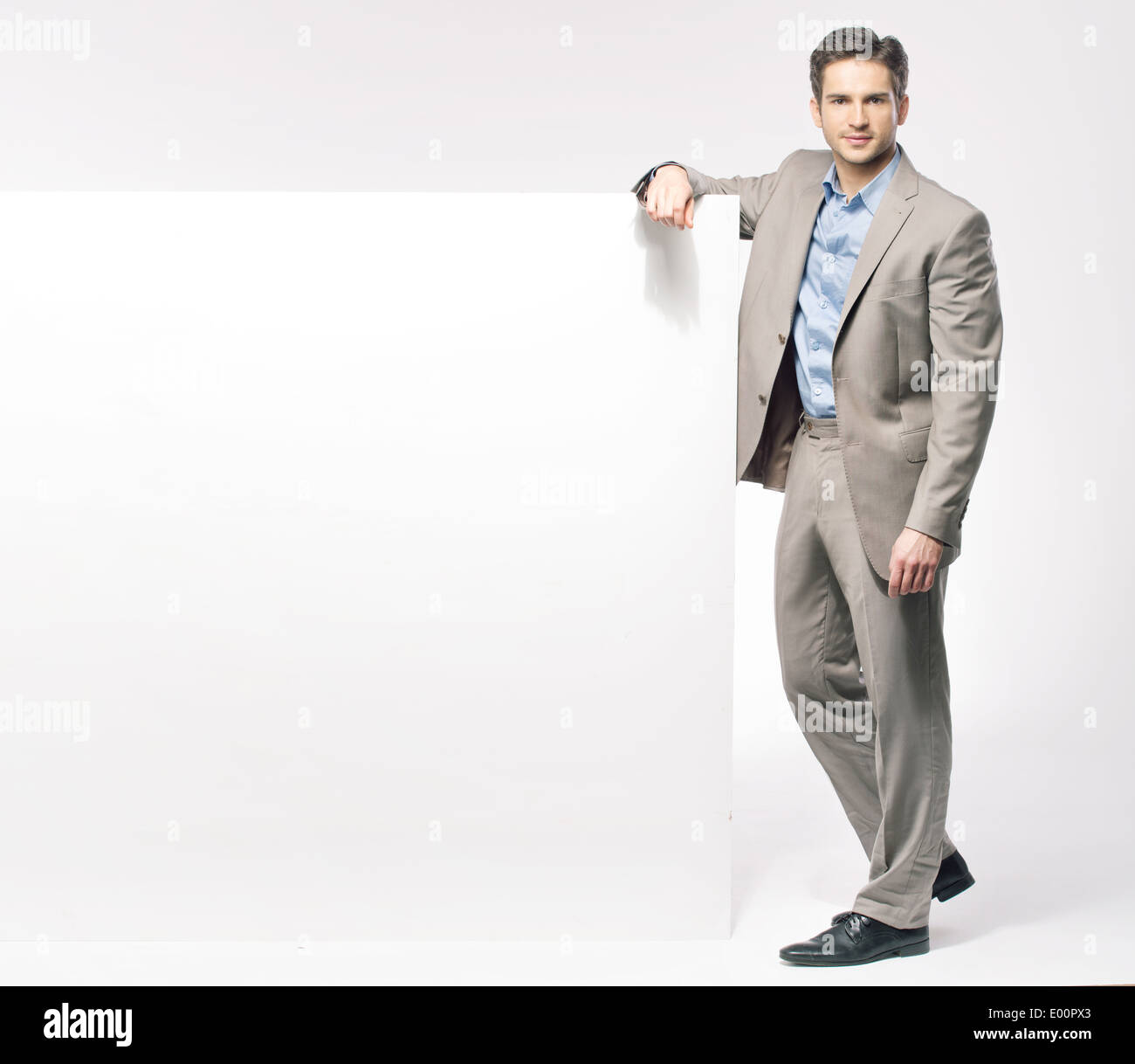 Smart nice man holding hi-res stock photography and images - Alamy