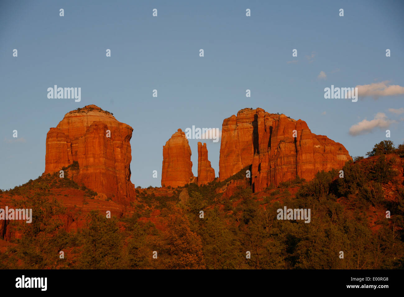 Cathedral rock is a famous landmark on the sedona hi-res stock ...