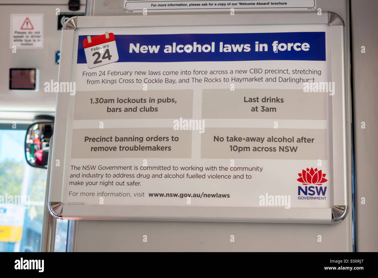 Sydney Australia,Sydney Buses,bus,coach,onboard,sign,information ...