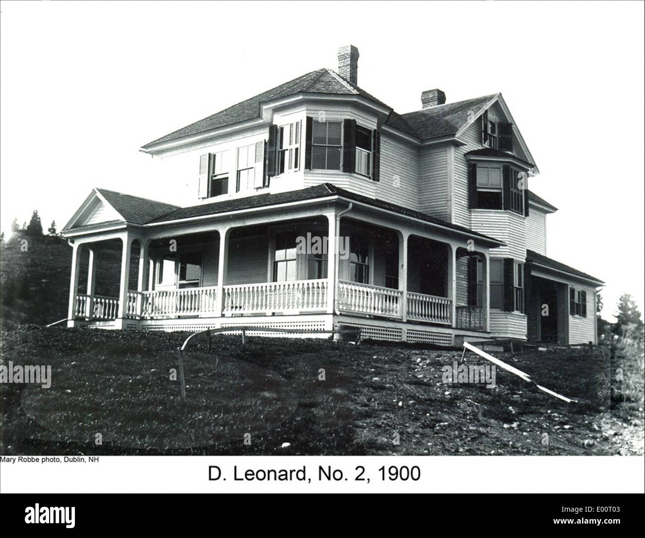 The Leonard House in Dublin, New Hampshire, is a historic building ...