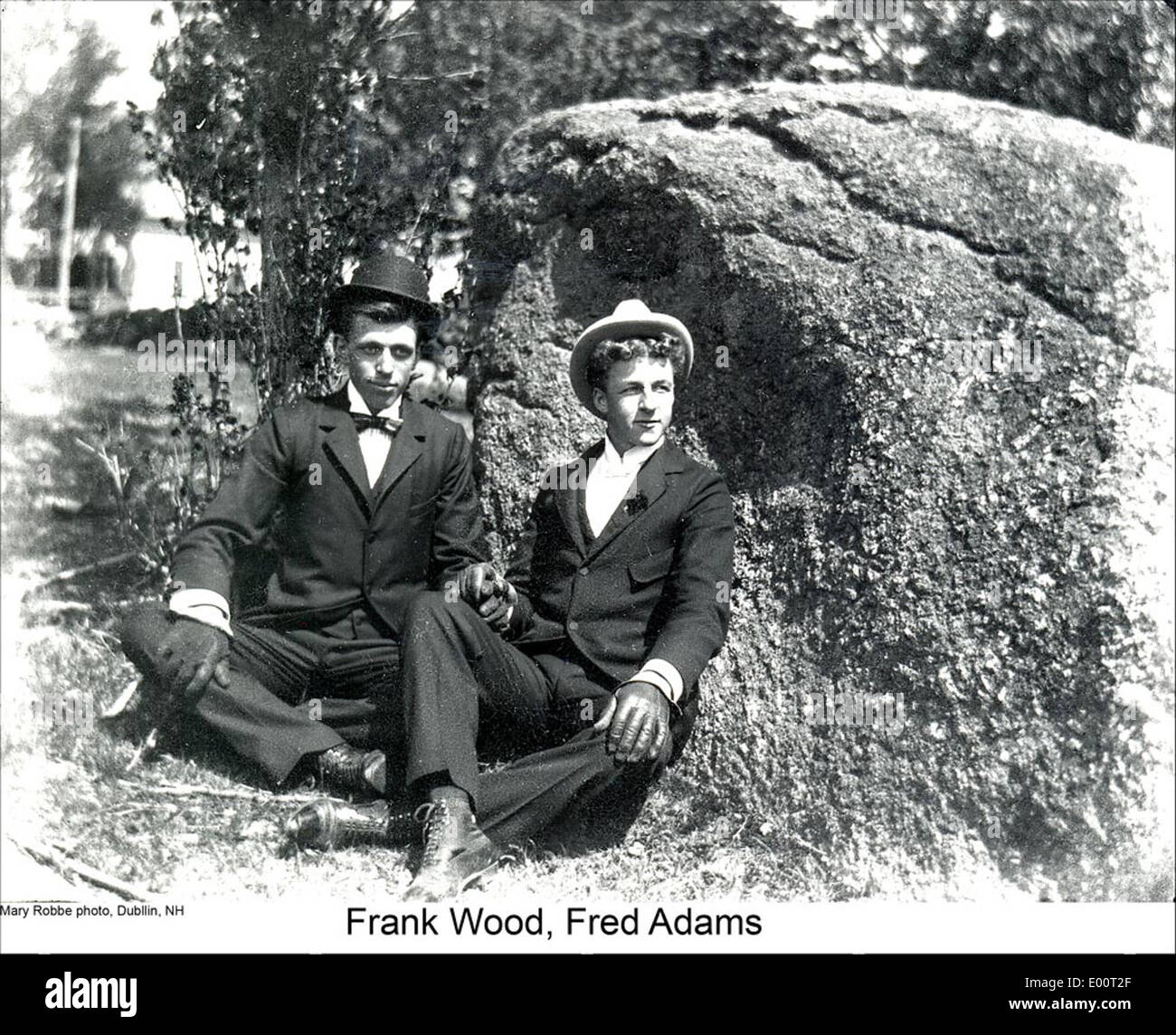 Frank Wood and Fred Adams of Dublin New Hampshire Stock Photo - Alamy