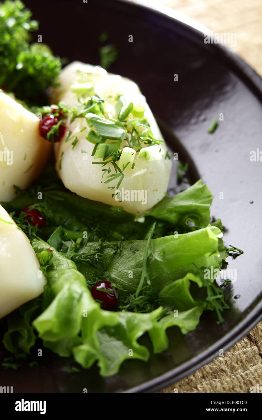 fresh and tasty salad on the table Stock Photo - Alamy