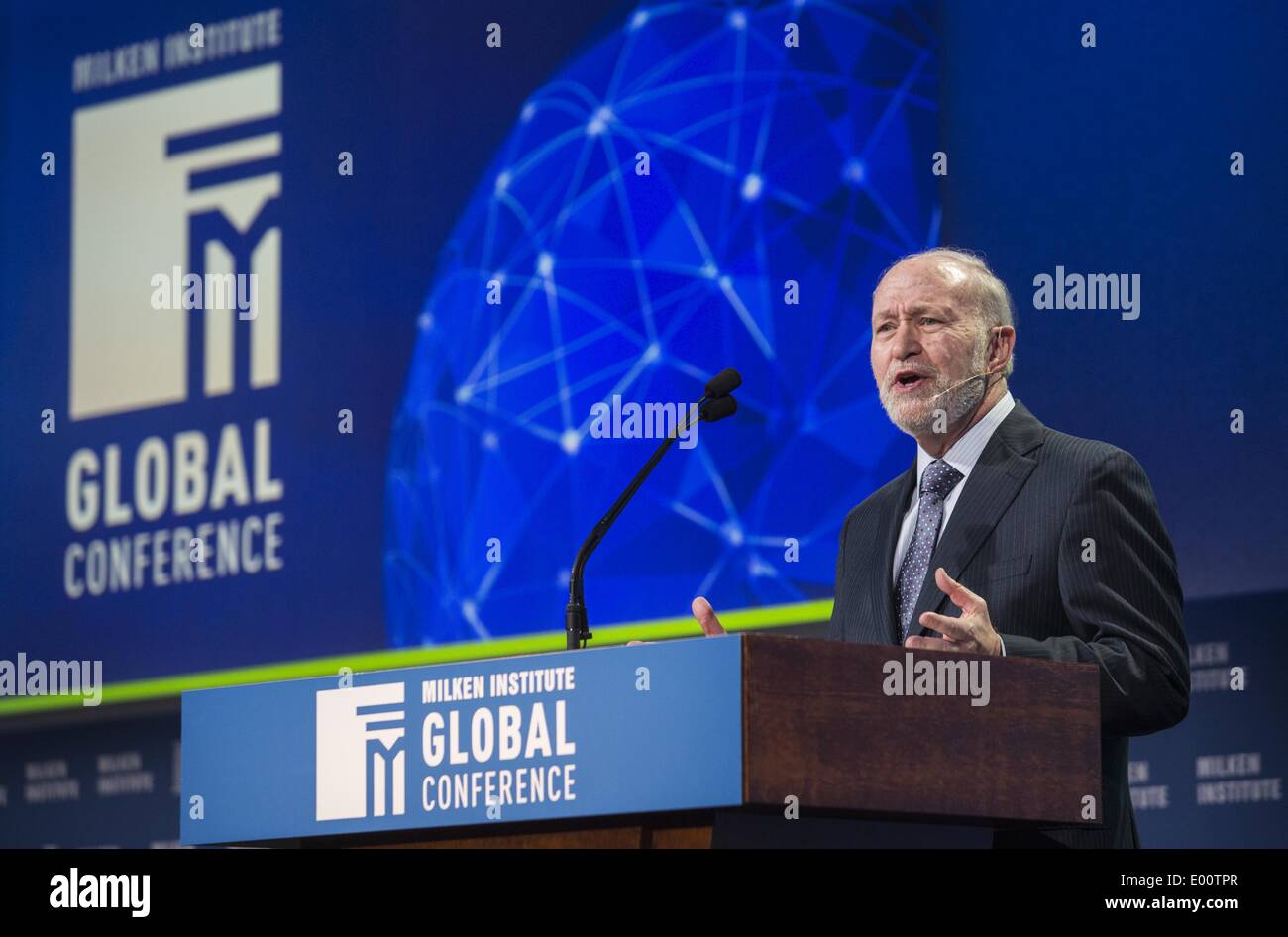 Los Angeles, California, USA. 28th Apr, 2014. Mike Klowden, CEO of ...