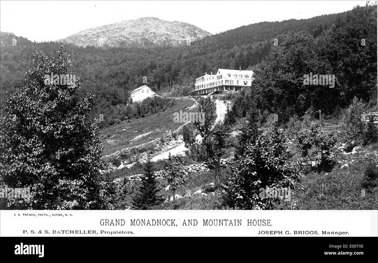 The Halfway House on Mount Monadnock in Cheshire County, New Hampshire ...