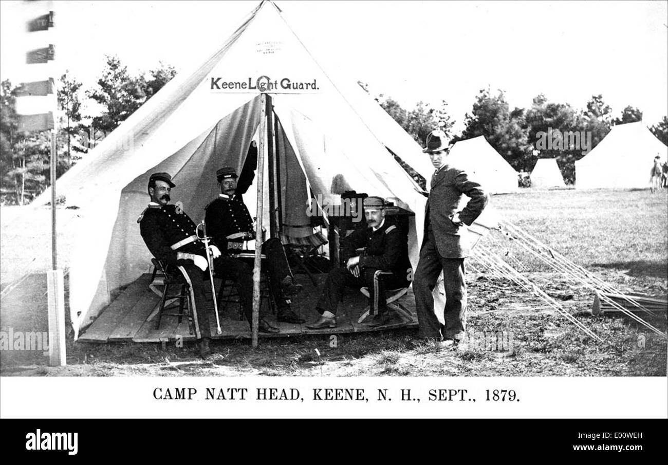 Camp Natt Head Soldiers, Keene New Hampshire Stock Photo - Alamy