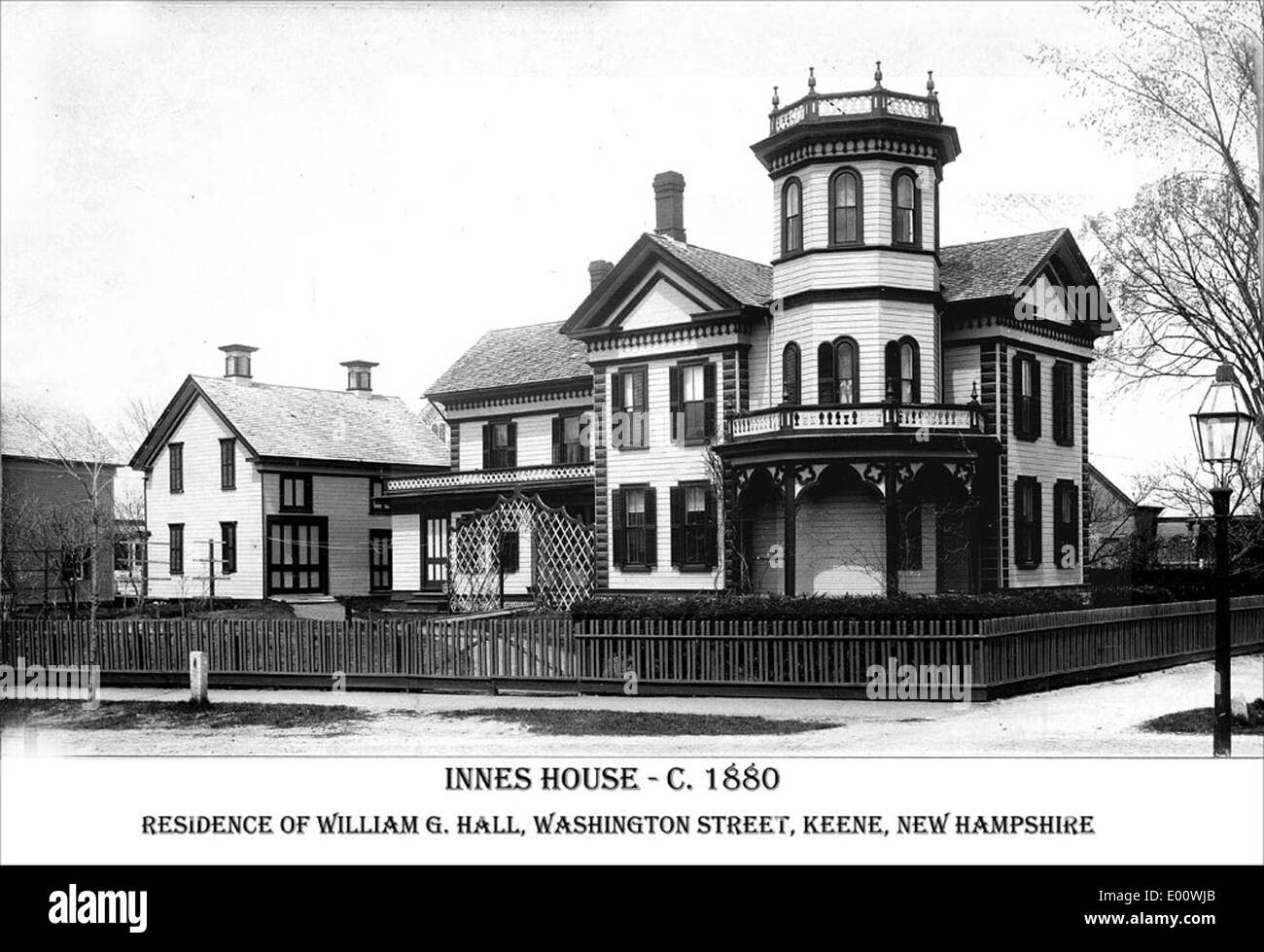 Innes House, located on Washington Street in Keene, New Hampshire, is a ...