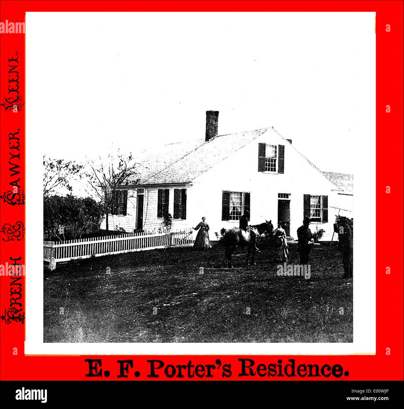 The Porter House in Keene, New Hampshire, designed by E.F. Porter and ...