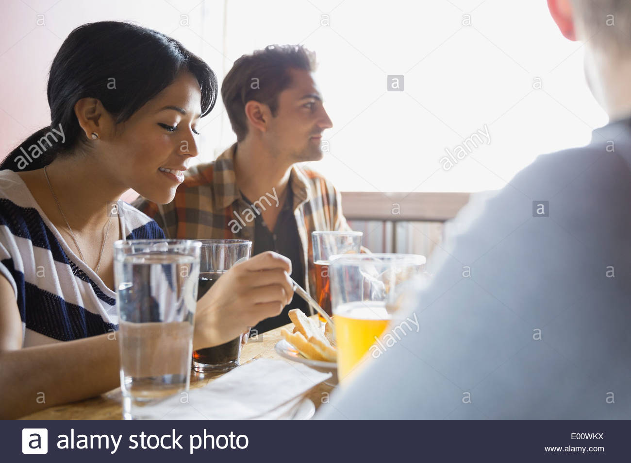 Sitting eating beer hi-res stock photography and images - Alamy
