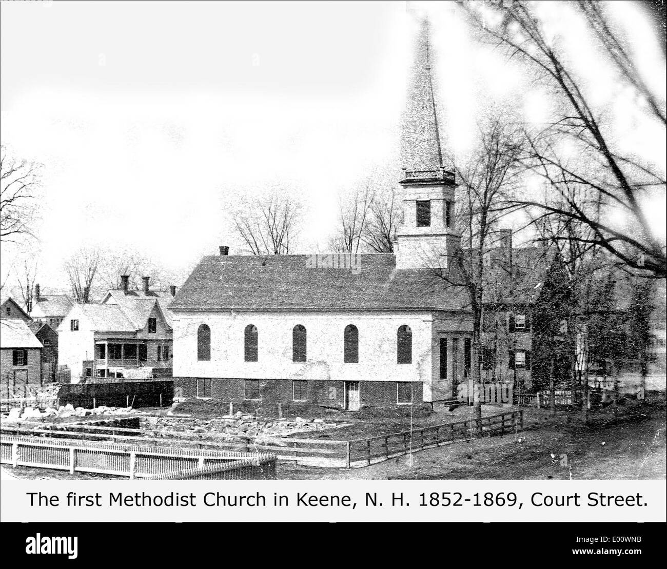 The First Methodist Church on Court Street in Keene, New Hampshire, is ...