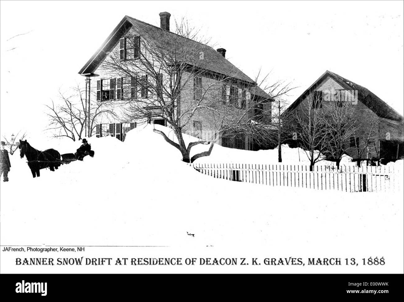 Blizzard 1888 High Resolution Stock Photography and Images - Alamy