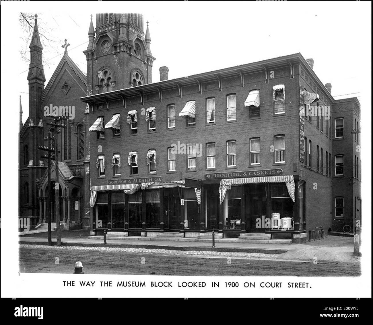 Museum Block on Court Street in Keene NH Stock Photo - Alamy