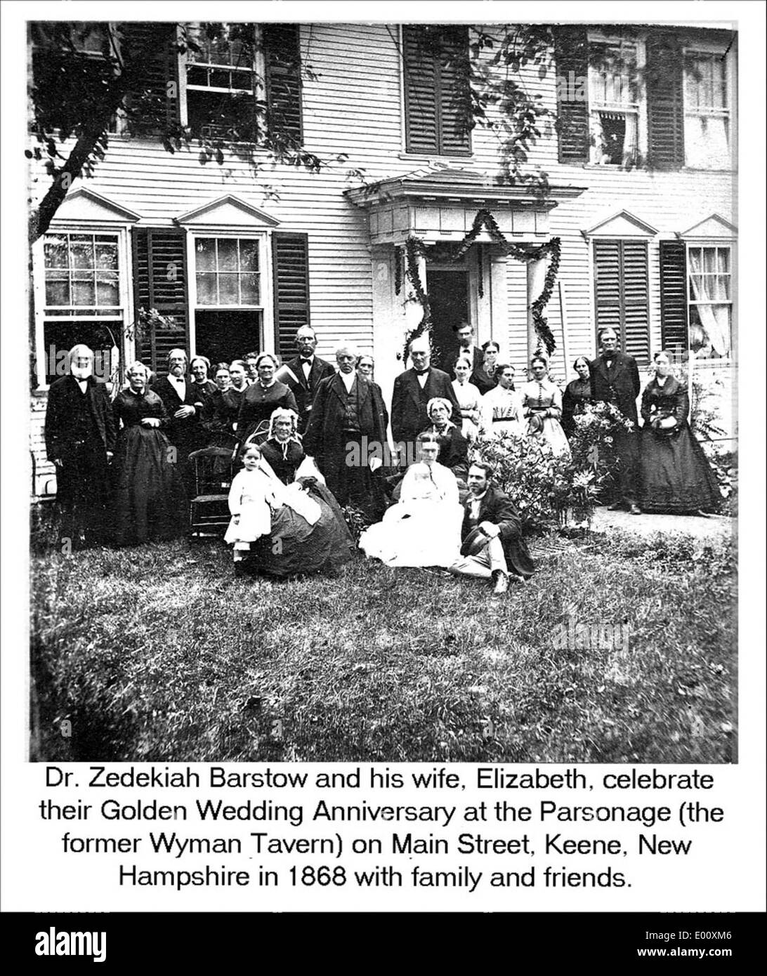 Zedekiah S. Barstow and Elizabeth F. Blake Barstow are pictured ...