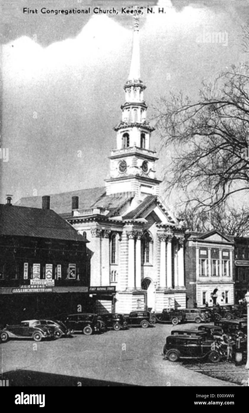 First congregational church Black and White Stock Photos & Images - Alamy