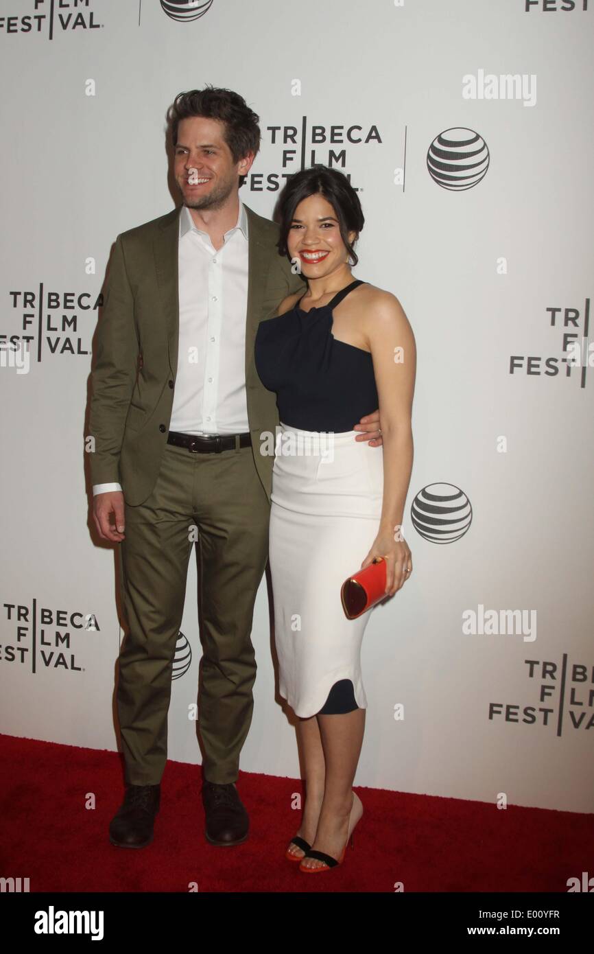 New York, New York, USA. 19th Apr, 2014. L-R DIRECTOR RYAN PIERS ...