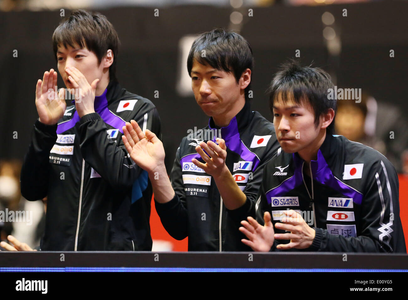 1st Yoyogi Gymnasium, Tokyo, Japan. 28th Apr, 2014. (L-R) Kenta ...
