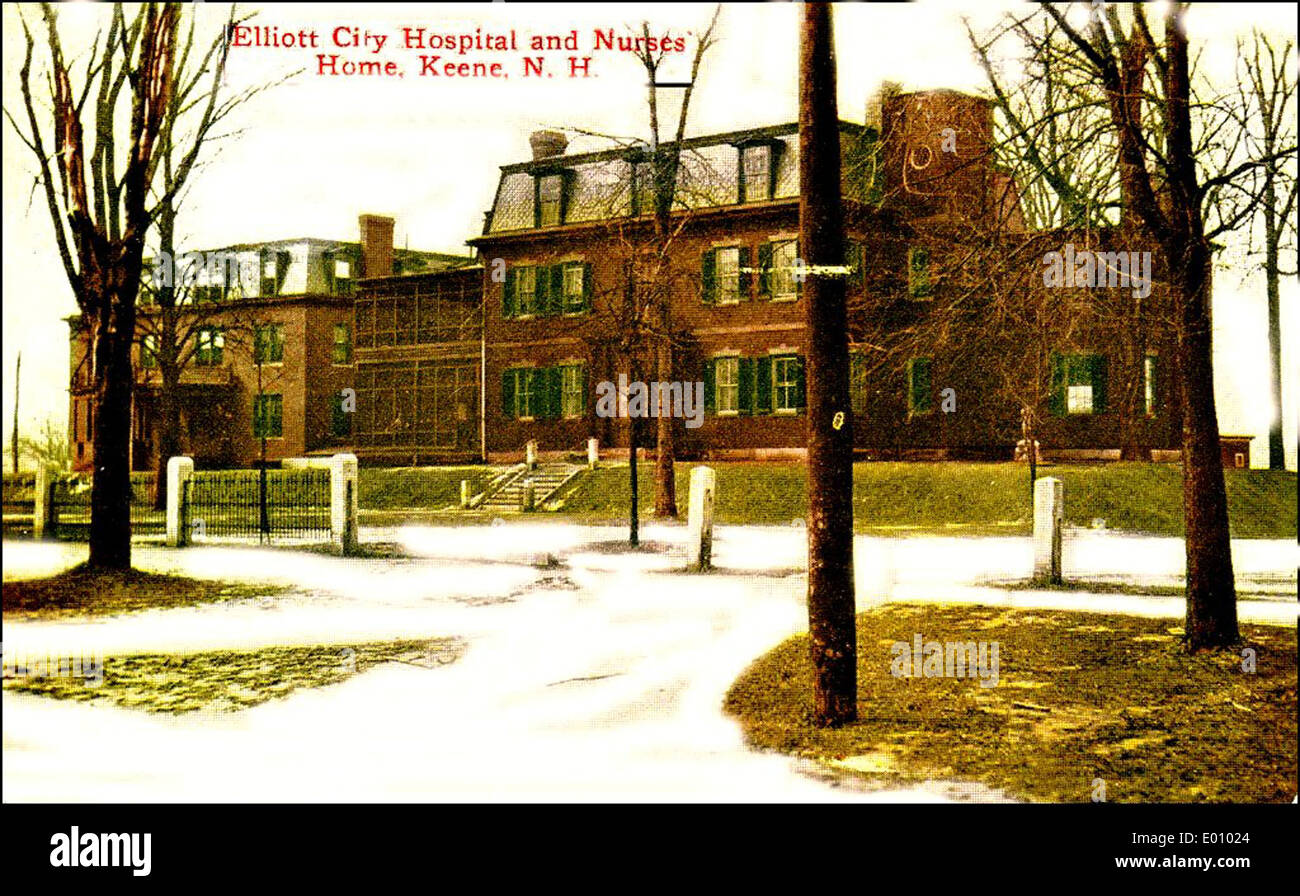 This historical photograph of Elliot City Hospital and Nurses Home in ...