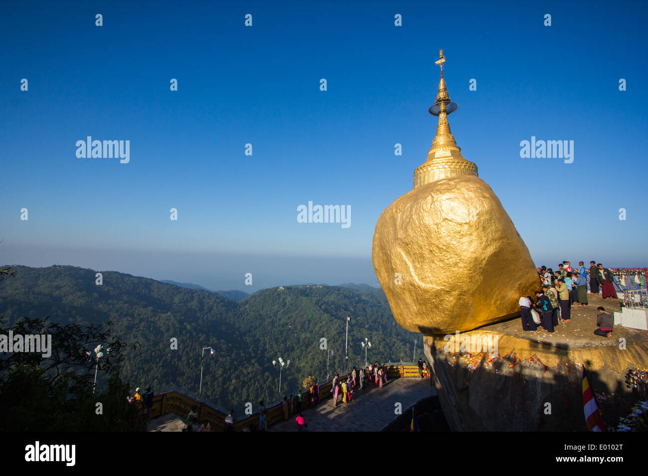 Kyaiktiyo Pagoda ,also called Golden rock, in Myanmar Stock Photo - Alamy