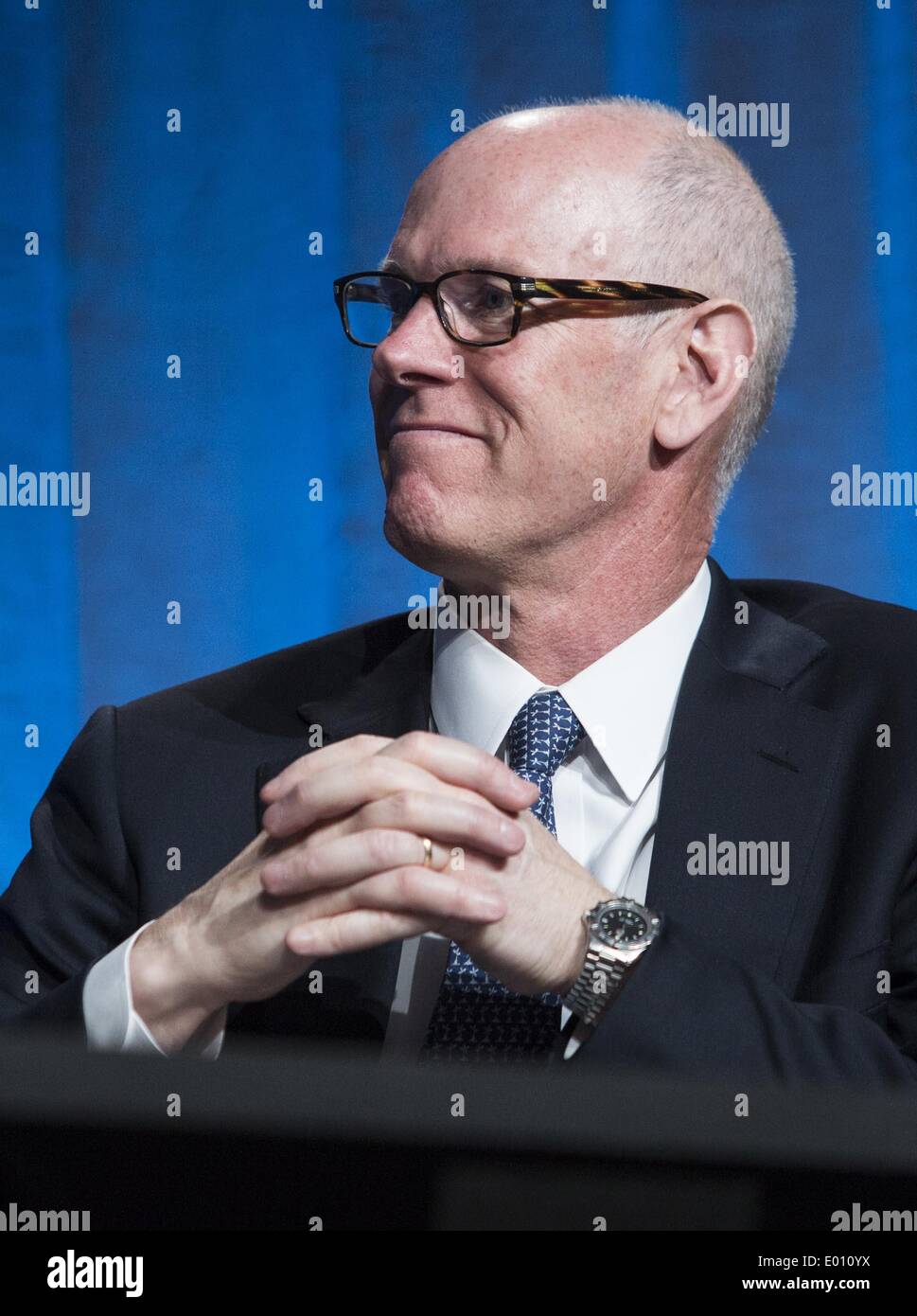 Los Angeles, California, USA. 28th Apr, 2014. Tom Milroy, CEO, BMO ...