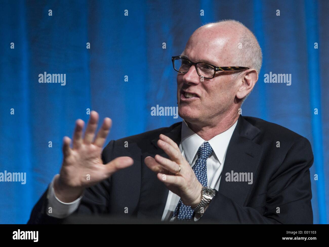 Los Angeles, California, USA. 28th Apr, 2014. Tom Milroy, CEO, BMO ...
