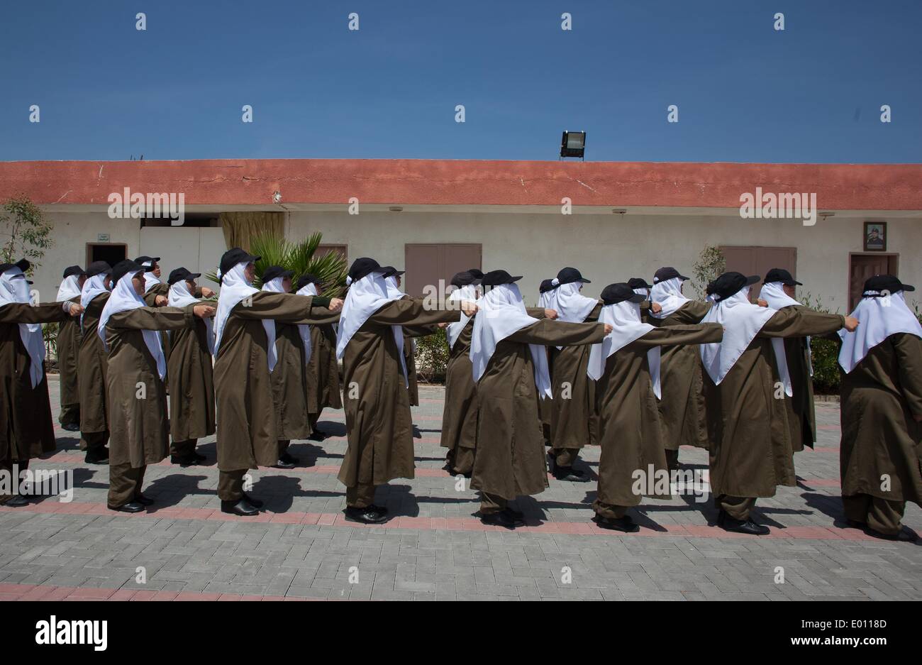 Gaza City, Gaza Strip. 20th Jan, 2009. Palestinian policewomen during ...