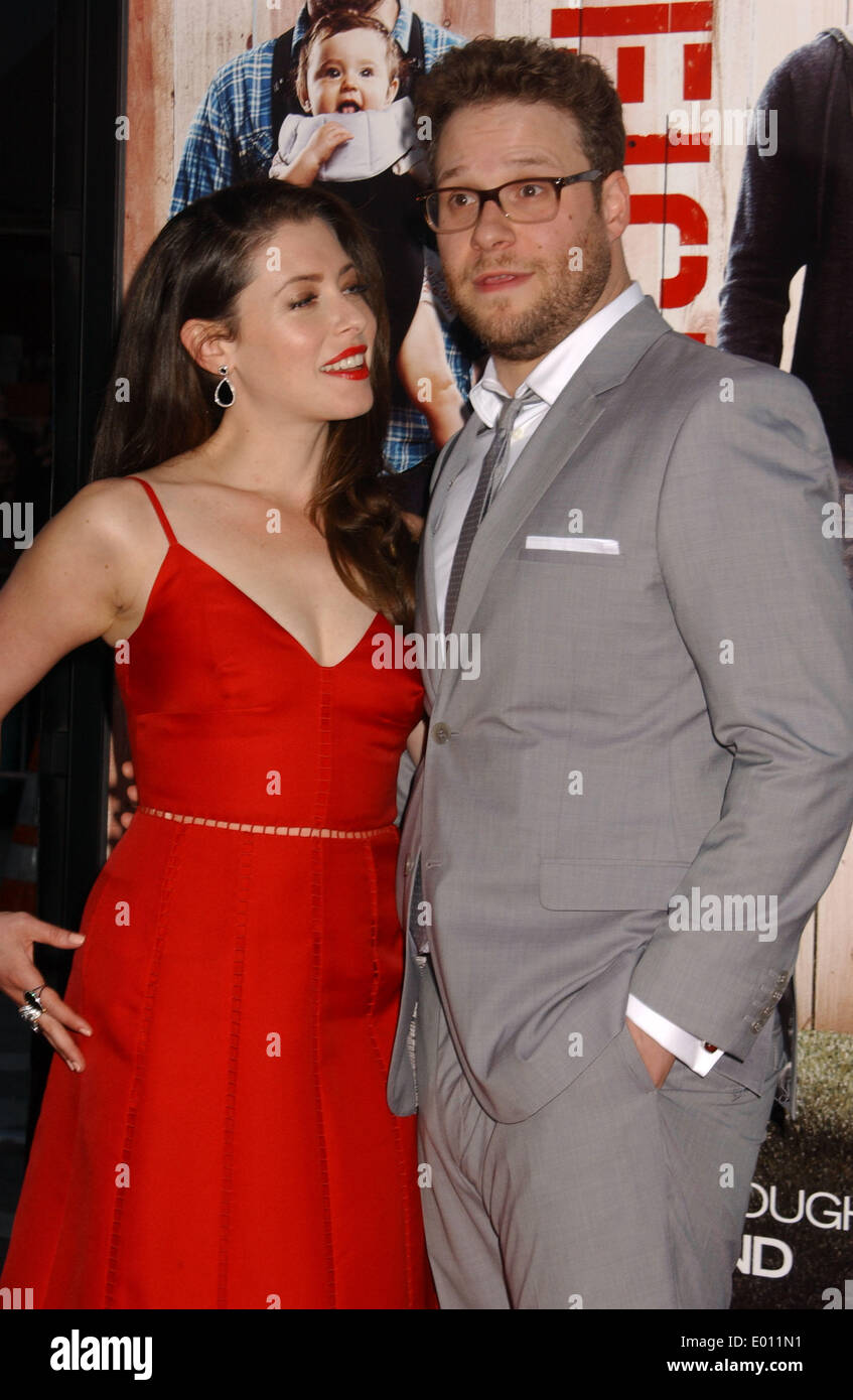 Hollywood, California, USA. 28th Apr, 2014. Seth Rogen & Wife attend ...