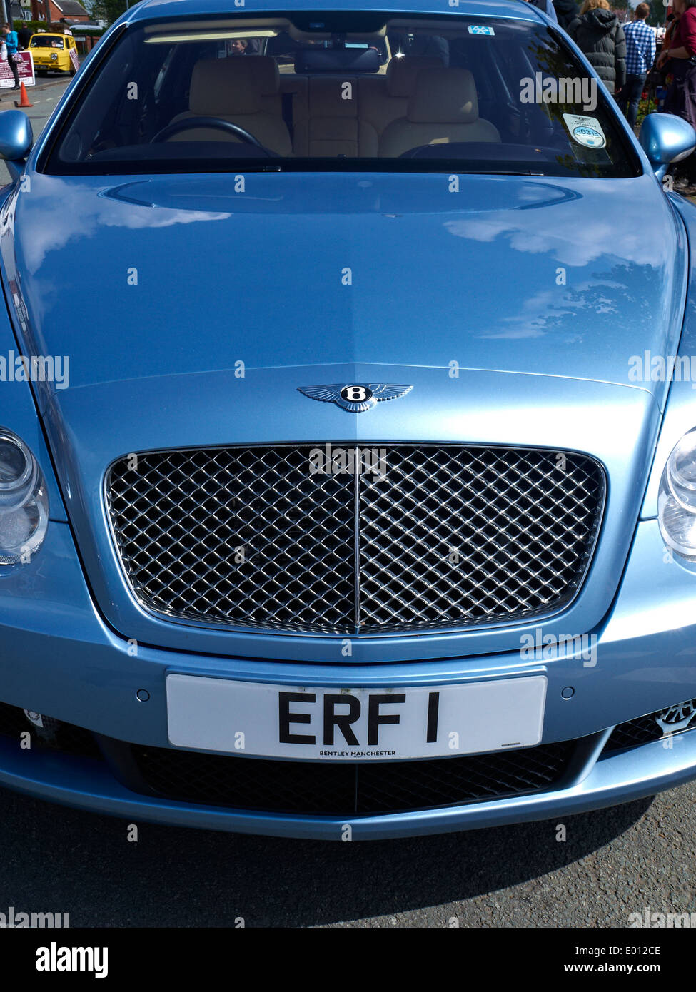 ERF 1 on a Bentley car belonging to the late Peter Foden, director of ...