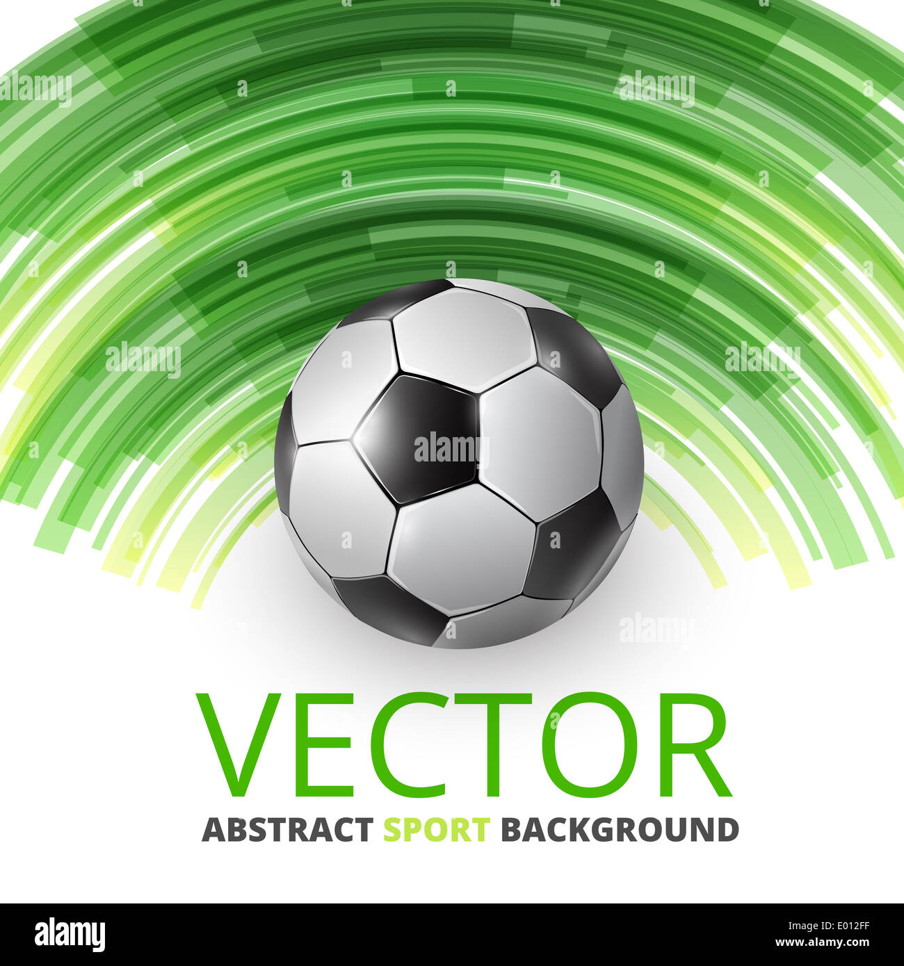 Football Soccer ball abstract design, Vector background Stock Photo - Alamy