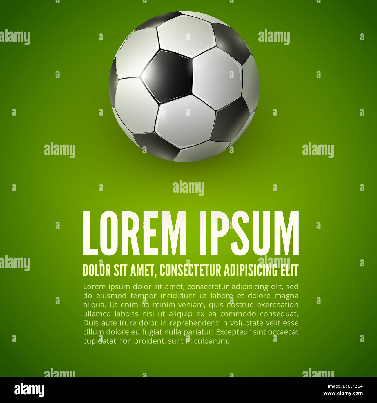 Football Soccer ball abstract poster design, Vector background Stock ...