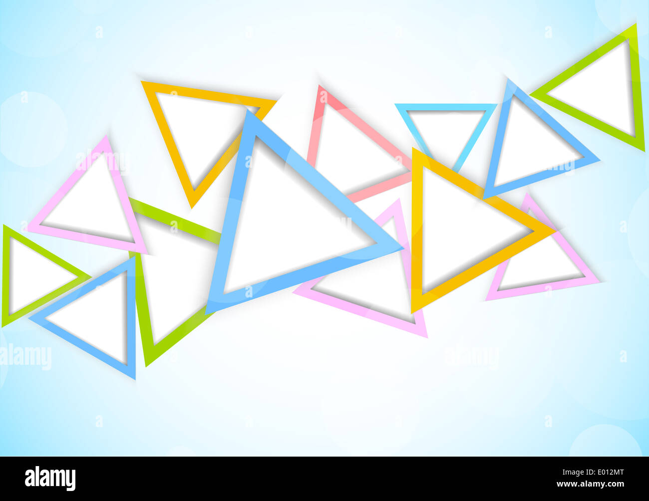 Bright background with triangles. Abstract colorful illustration Stock ...