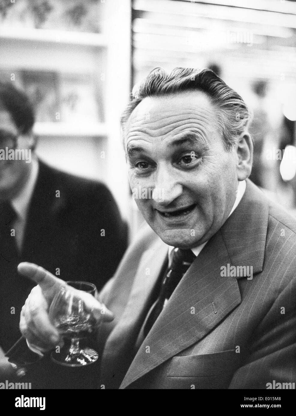 Egon Bahr, 1975 Stock Photo - Alamy
