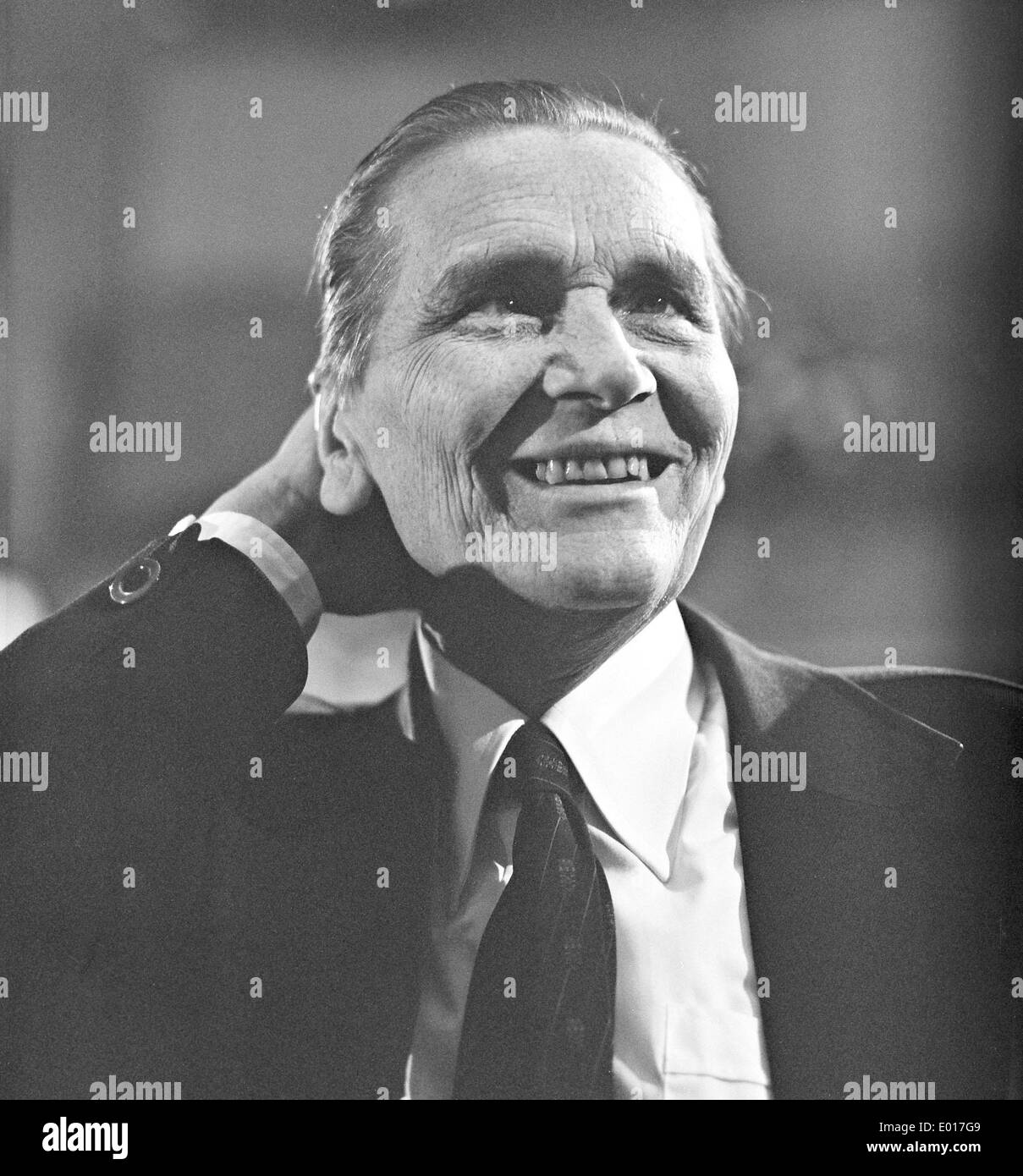 Kurt Hackenberg, 1977 Stock Photo - Alamy