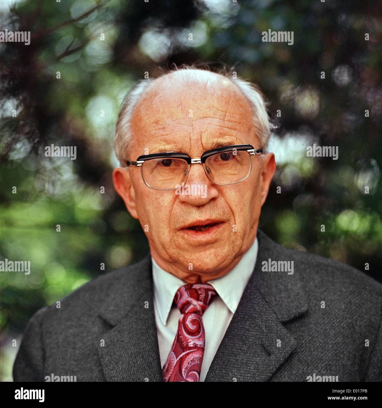 Helmut Gollwitzer, 1974 Stock Photo - Alamy