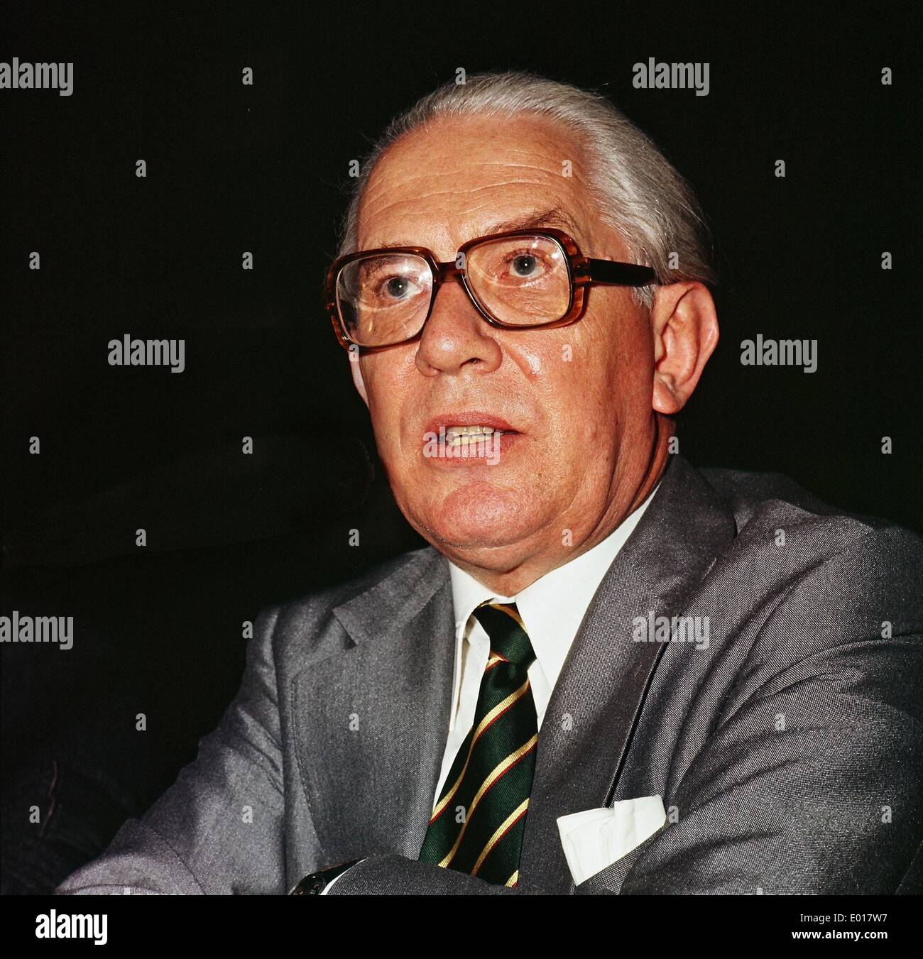 Kai Uwe von Hassel, 1975 Stock Photo - Alamy