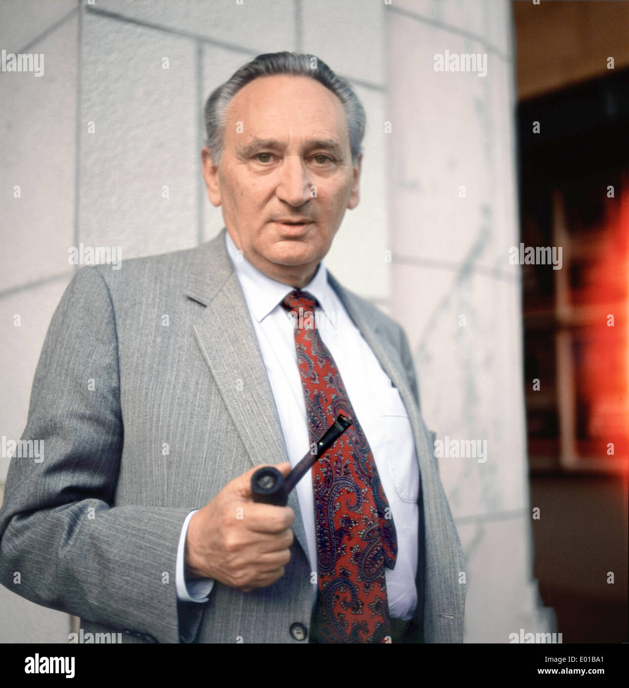 Egon Bahr, 1988 Stock Photo - Alamy