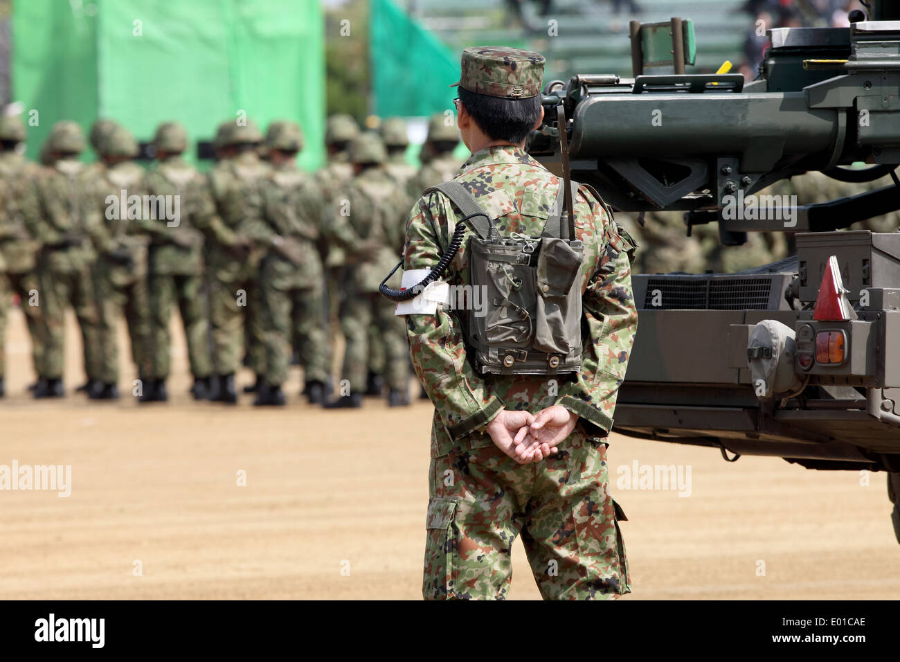 Japanese military base, Japan Self Defense Forces Stock Photo - Alamy