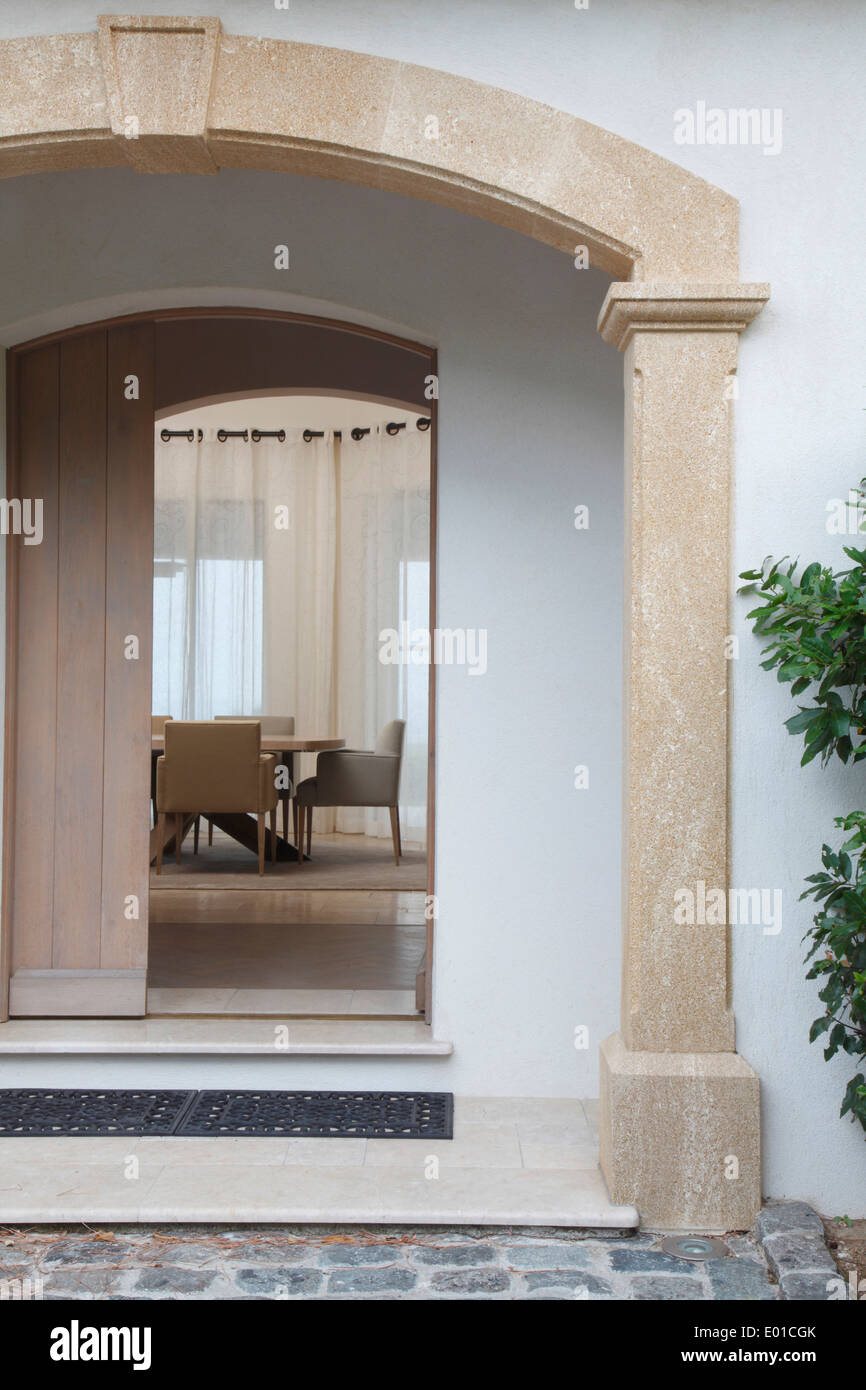 French doors open hi-res stock photography and images - Alamy