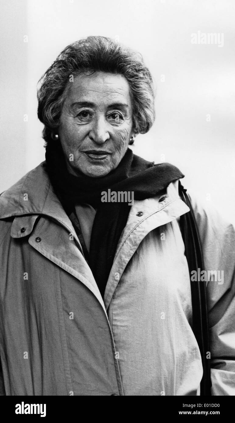 Hilde Spiel, 1989 Stock Photo - Alamy