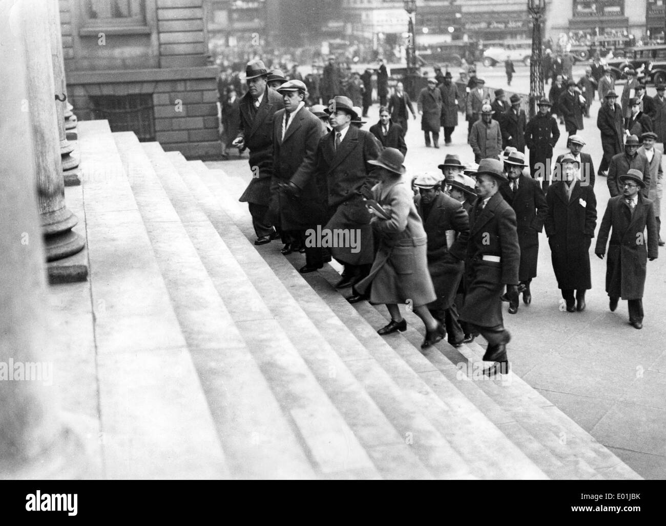 Global economic crisis: Unemployed demonstrators in New York, 1930 ...