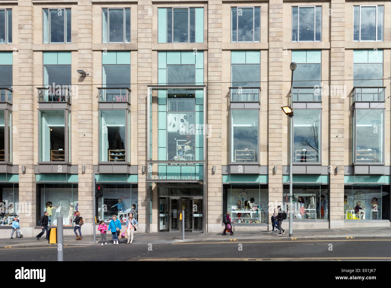 Exterior of Harvey Nichols department store St Andrew Square, Edinburgh ...