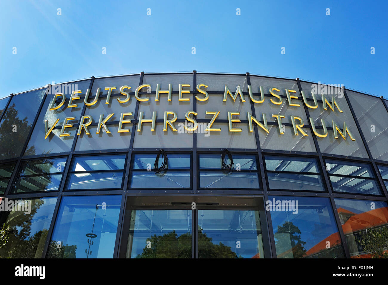 Lettering, "Deutsches Museum Verkehrszentrum", German Museum ...