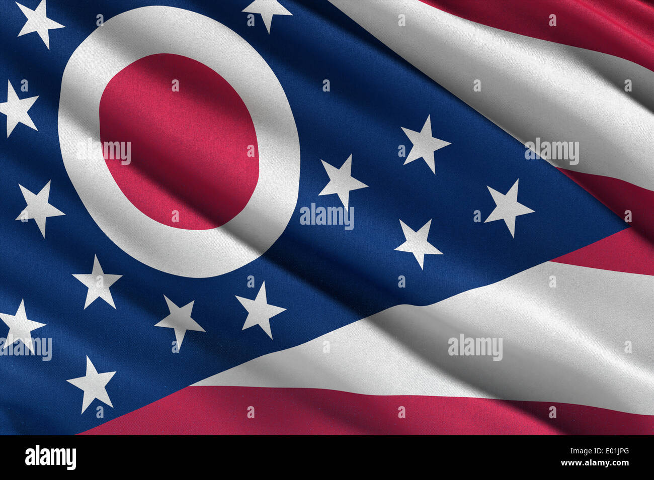 Flag of Ohio Stock Photo - Alamy