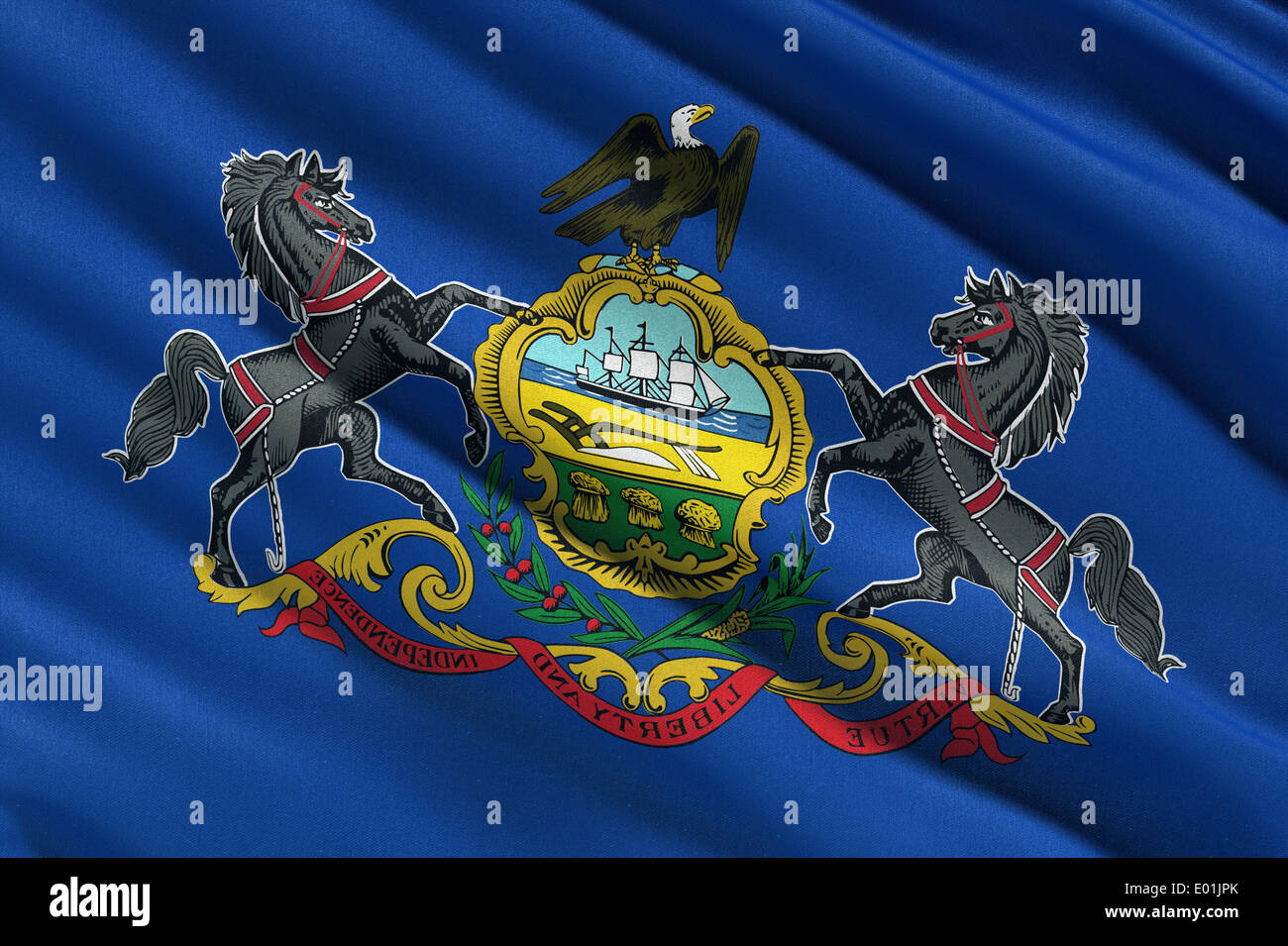 Flag of Pennsylvania Stock Photo - Alamy