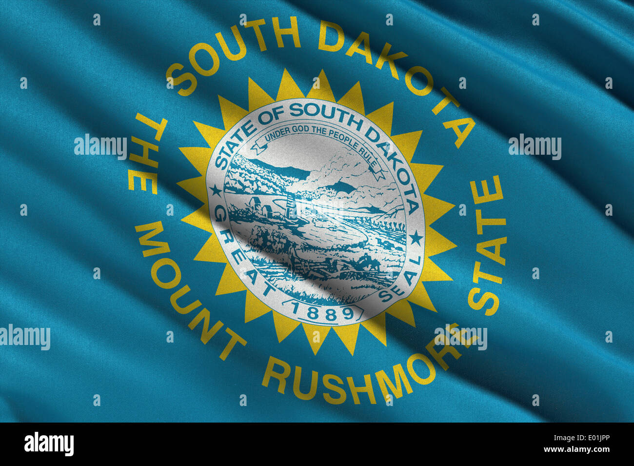 Flag of South Dakota Stock Photo - Alamy