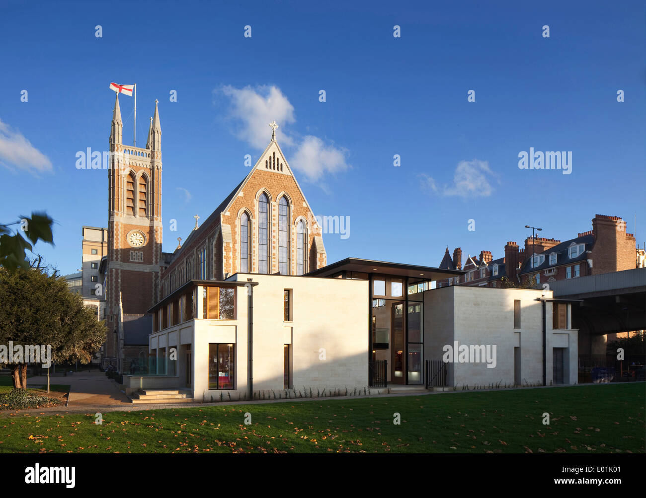 Old church with new modern extension hi-res stock photography and ...