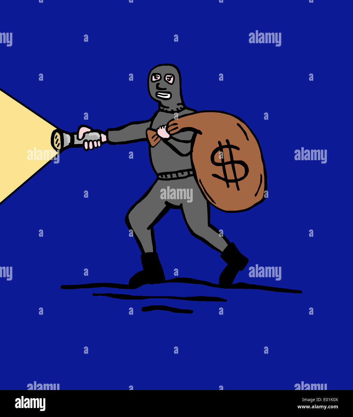 Thief burglar art hi-res stock photography and images - Alamy