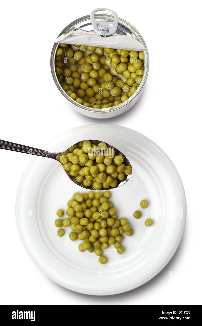 Tin can green peas hi-res stock photography and images - Alamy