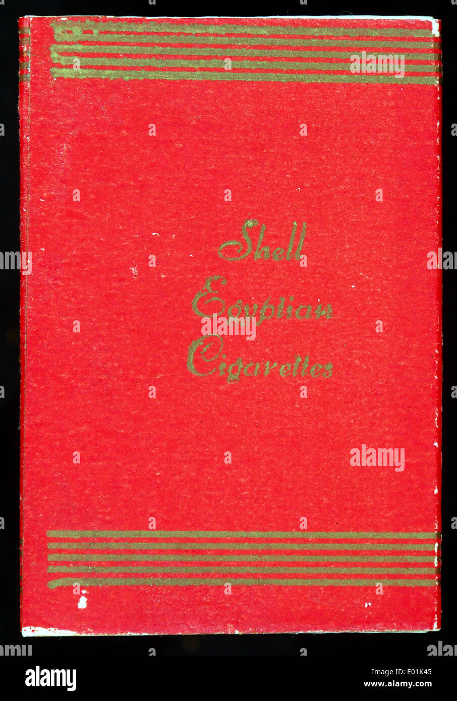The Shell Egyptian cigarettes pack is a vintage tobacco product ...