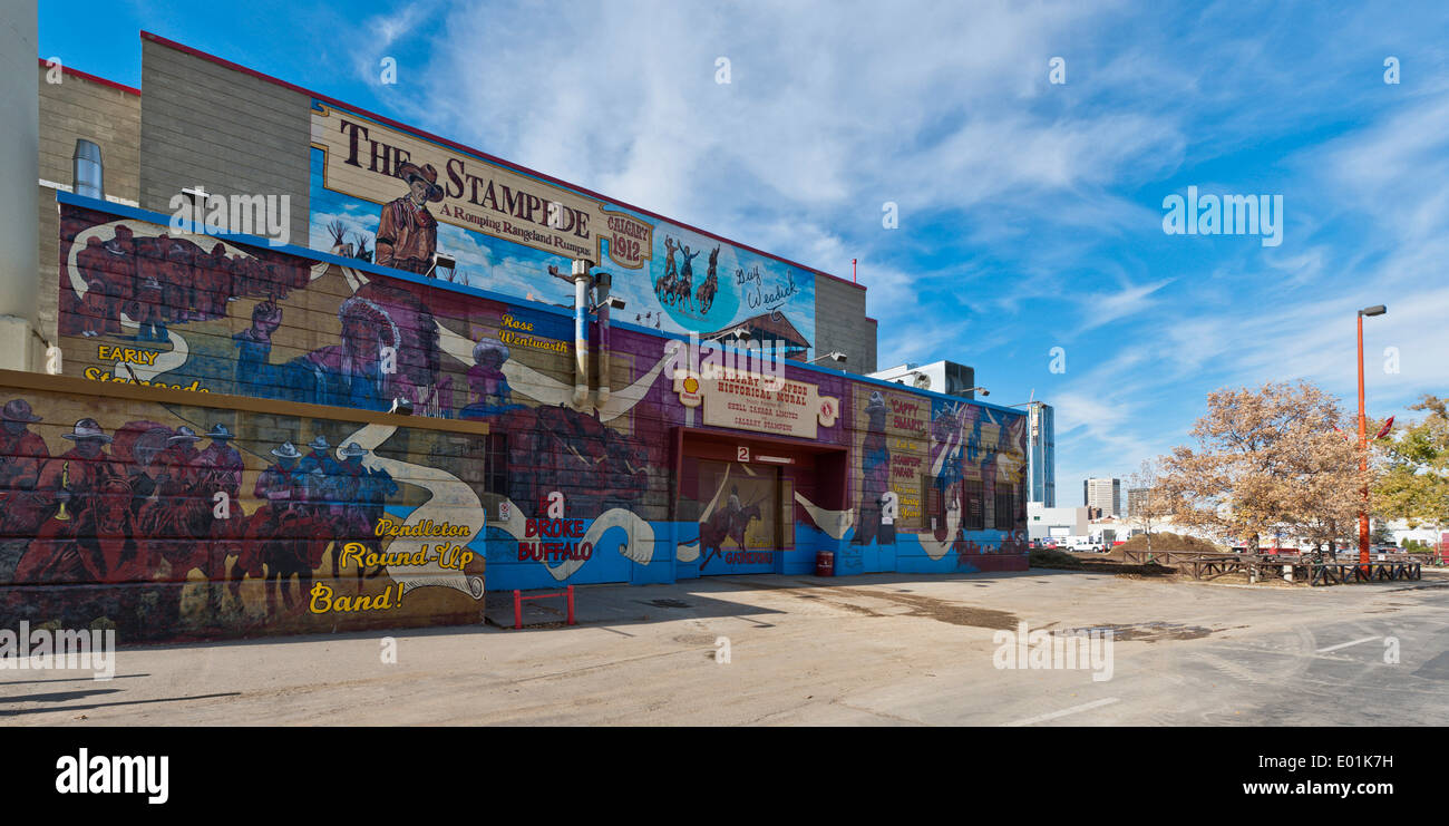 Historic mural within Calgary Stampede Park Stock Photo - Alamy
