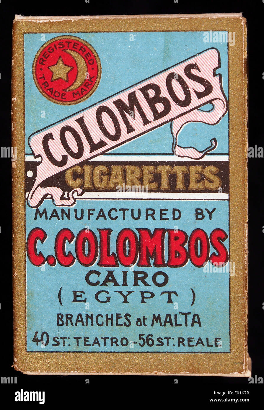 The Colombus cigarettes pack is a vintage tobacco product known for its ...